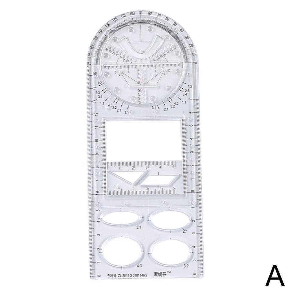 School Supplies Multifunctional Geometric Ruler Ge... – Vicedeal
