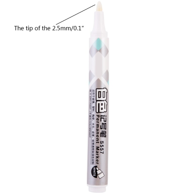 Wit Marker Pen Verf Olie Auto Band Marker Pen Wate... – Vicedeal