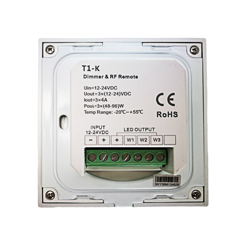 Led Strip Dimmer Muur Mount Handmatige Knop Panel ... – Grandado