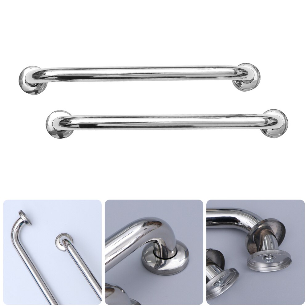 2 Pcs Grab Bar Silver Heavy Duty Wc Handvat Bad Ha... – Grandado