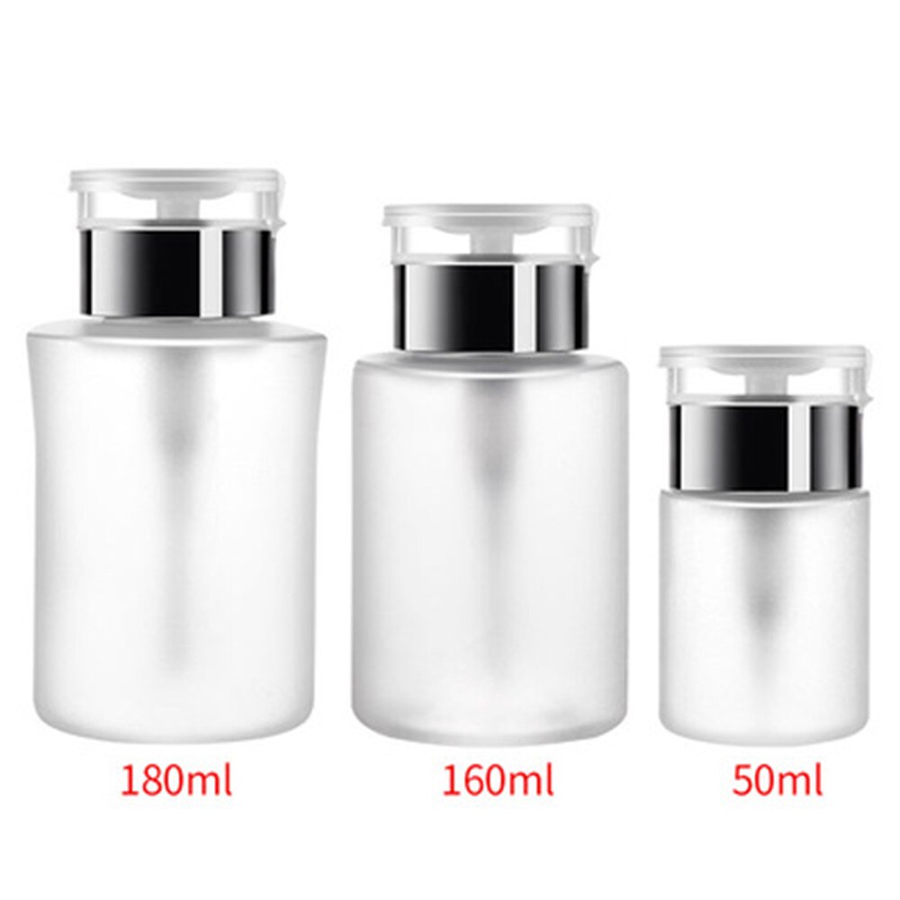 50/250ml Empty Press Nail Bottle Pump Dispenser Pl... – Vicedeal
