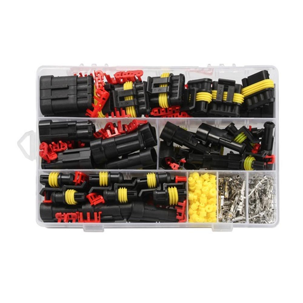 26 Sets 1/2/3/4/ Pin Way Waterdichte Draad Connect... – Vicedeal