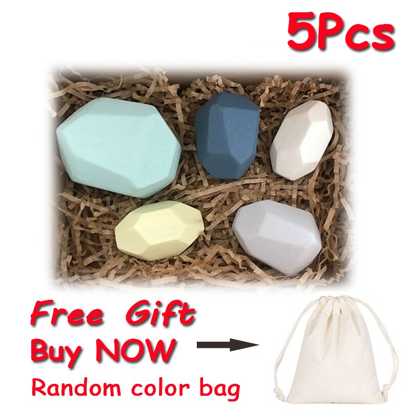 1Set Colored Wooden Stone Jenga Building Block Edu... – Grandado