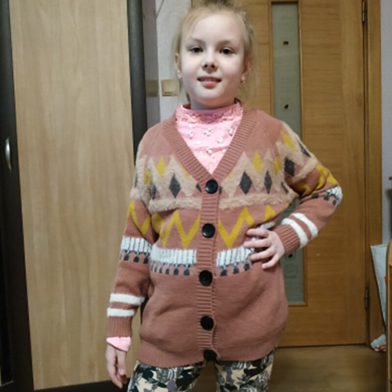 ins girls sweater 4-13 years old cardigan cotton c... – Grandado