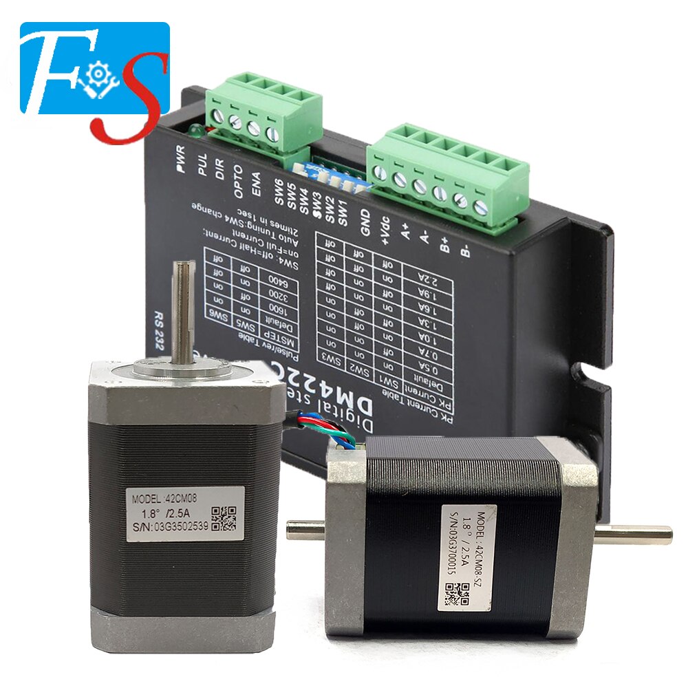 Leadshine Nema 17 Stepper Motor- 42CM08 42CM08-SZ ... – Grandado