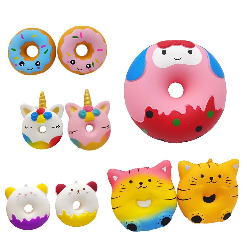 Kawaii Big Donut Unicorn Jumbo Squishy Slow Rising... – Vicedeal