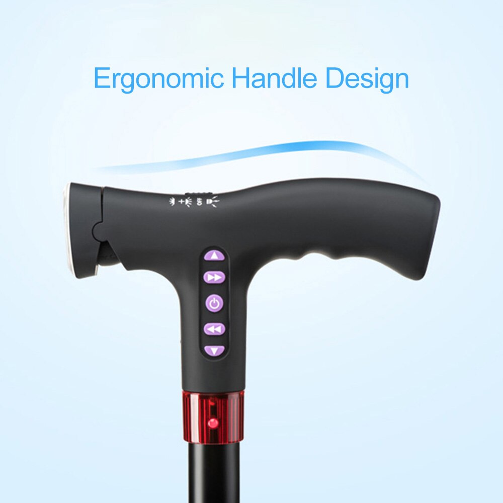 Adjustable LED Walking Stick for The Elderly Outdo... – Vicedeal