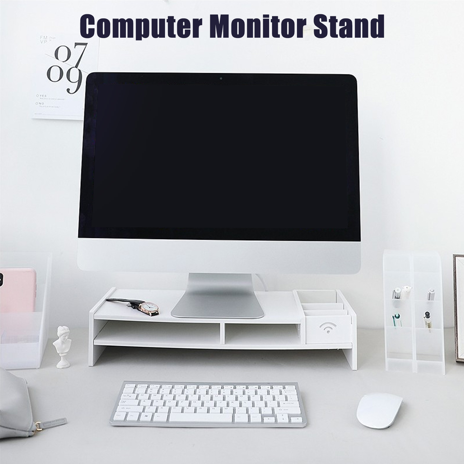Besegad Pc Computer Monitor Stand Riser Laptop Hou... – Vicedeal