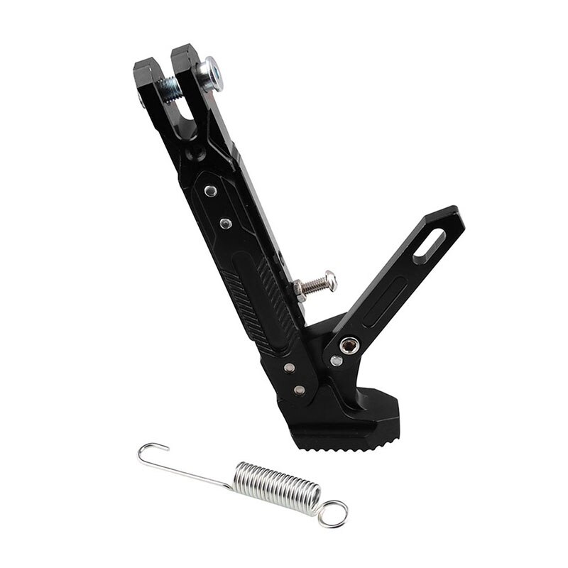 Black Universal Motorcycle Plastic Side Stand Moto... – Grandado
