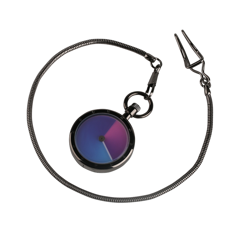 Cool Blue Purple Face Quartz Pocket Watches with S... – Grandado