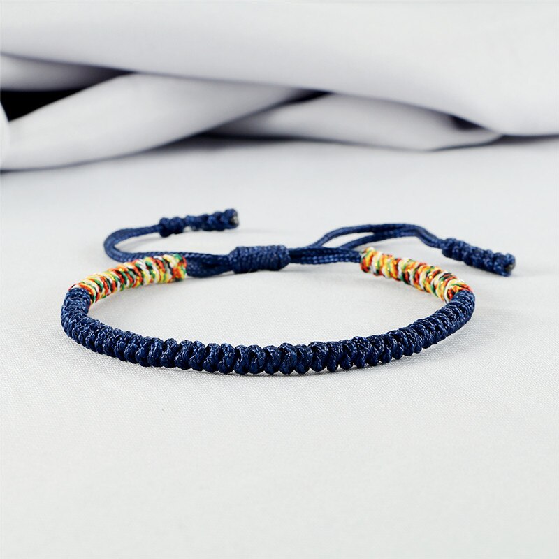 Charm tibetansk buddhist armband flätat handgjorda... – Vicedeal