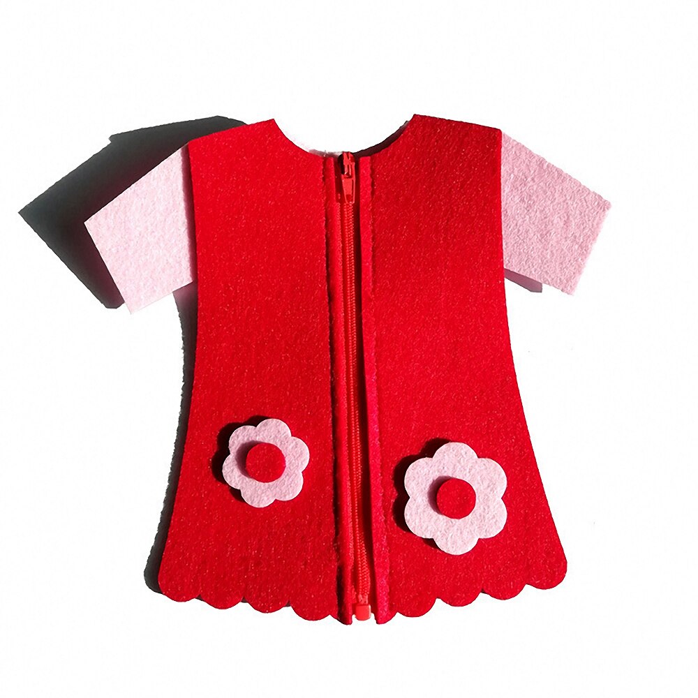 Children DIY Felt Clothes Kids Non-woven Button Zi... – Grandado