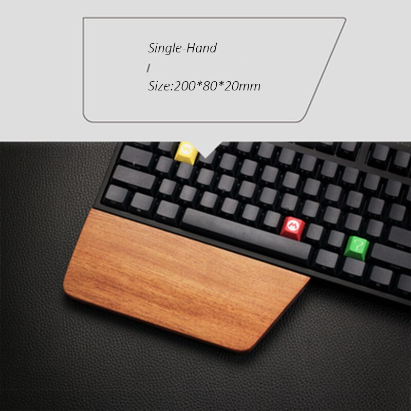 Kashcy Solid Wooden Bubinga Palm Rest For Ergonomi... – Grandado