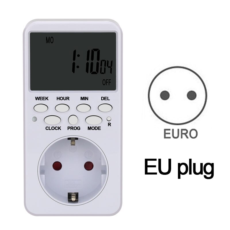 EU US Plug Electronic Digital Timer Switch Time Re... – Vicedeal