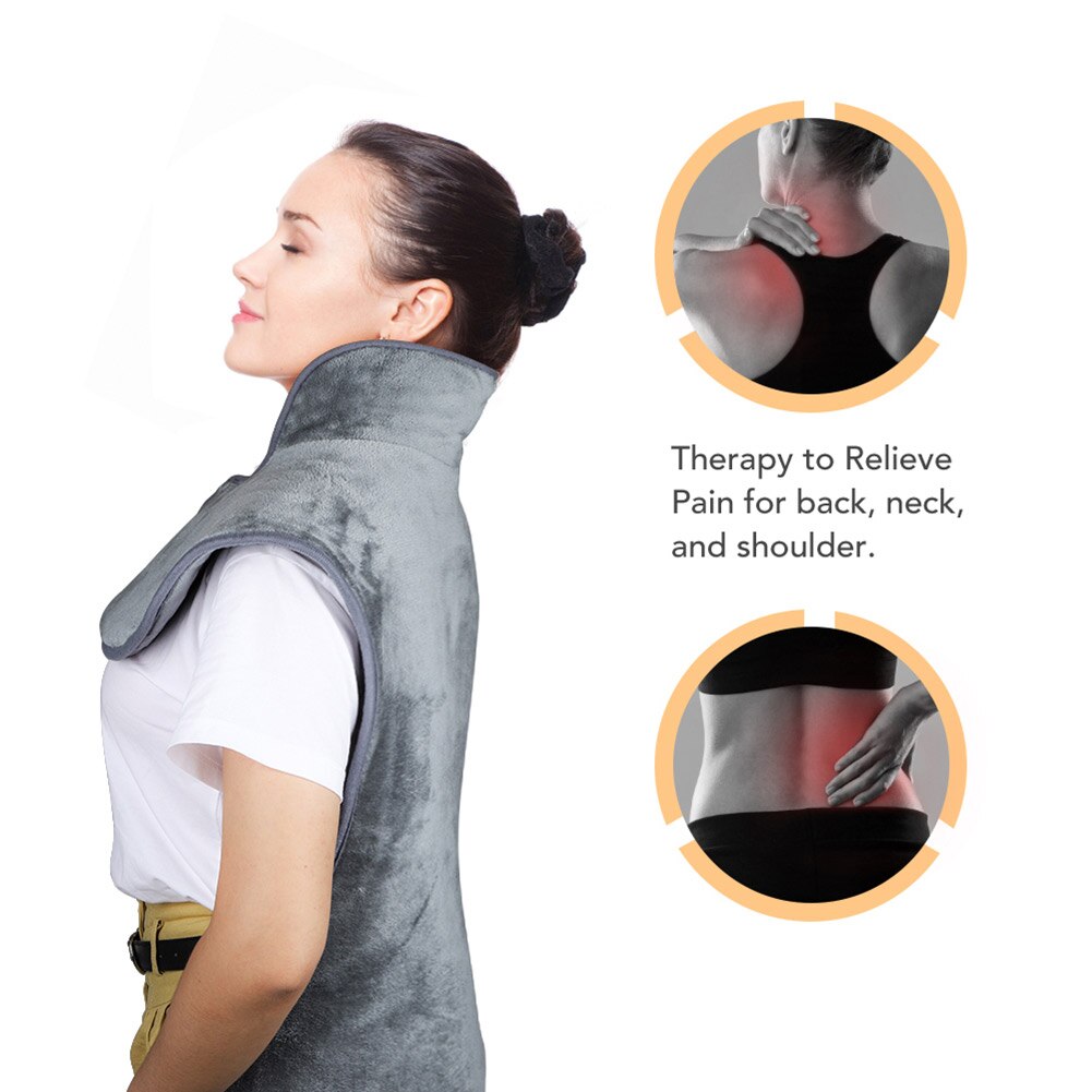 Electric Heating Pad for Back Neck and Shoulders N... – Vicedeal
