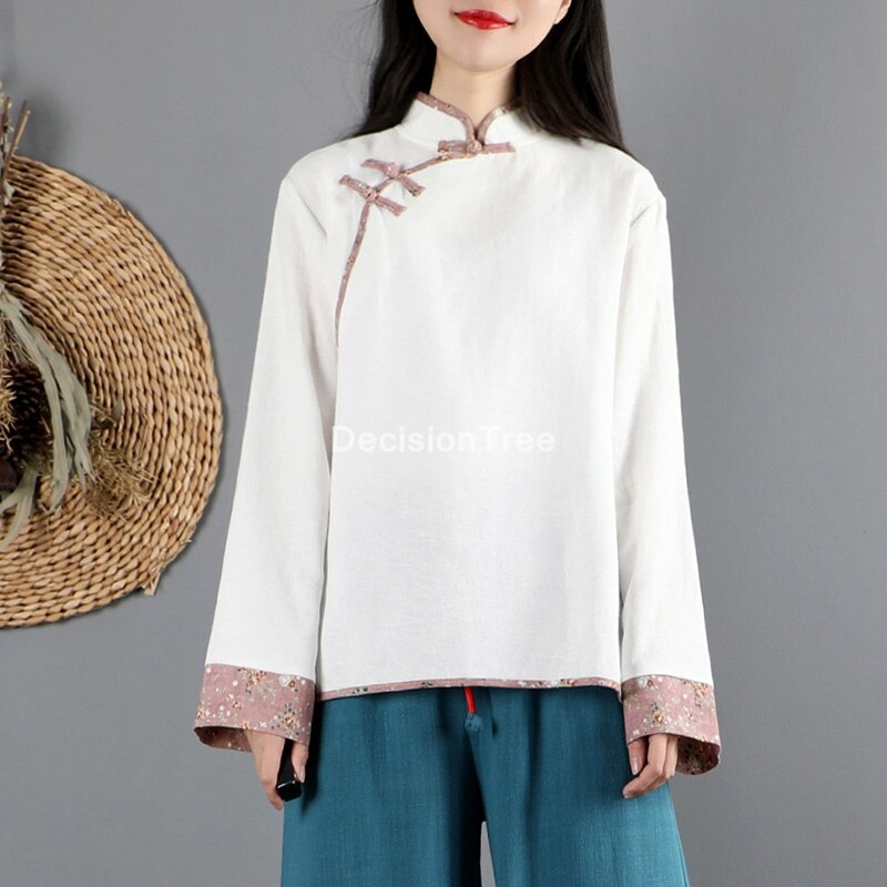 woman's chinese traditional blouse shirt ancient c... – Vicedeal