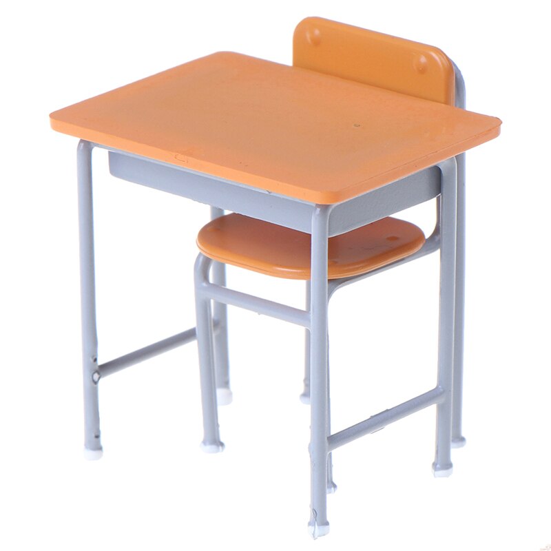 1 Set Dollhouse Minature Classroom Table And Chair... – Grandado