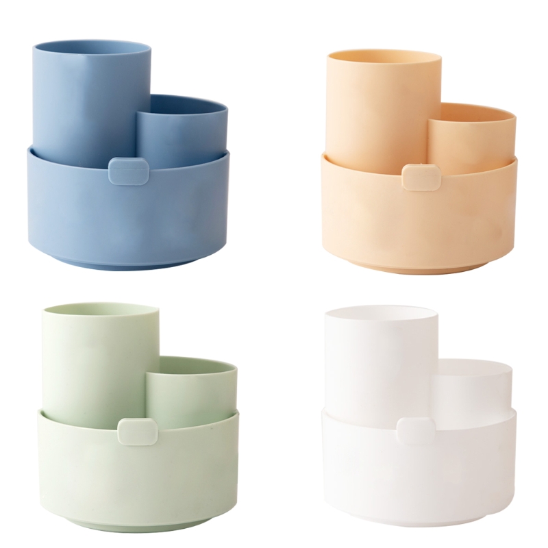 2-in-1 Pen Holder Phone Stand Rotatable Table Orga... – Grandado