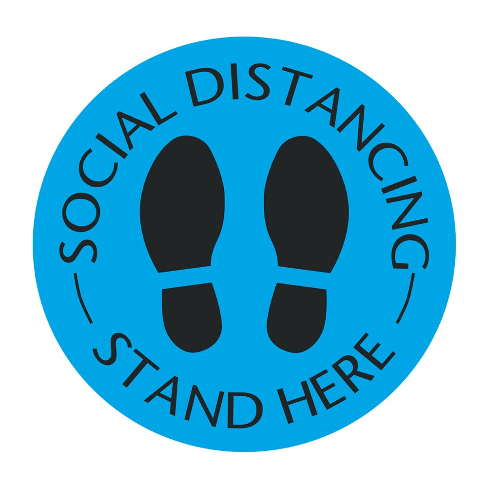 Social Distancing Floor Decal Safety Distance Sign... – Grandado