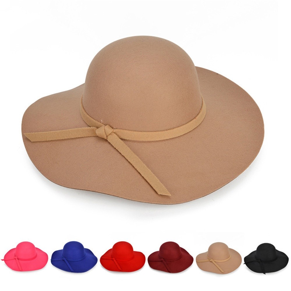 Cute Girls Straw hat Bowknot Floppy Wide Sun Hat K... – Grandado