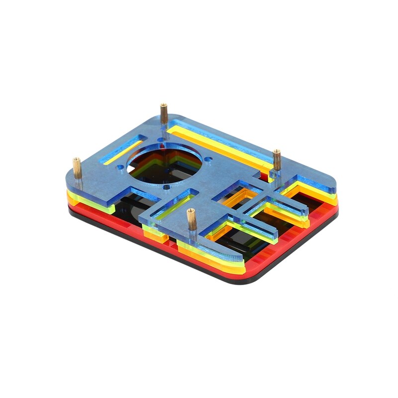 for Raspberry Pi 3B+ Rainbow Case Pluse Protective... – Grandado