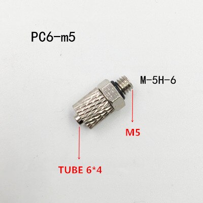 10Pieces M5-4mm/M5-6mm/M3-4mmm/M6-6mm Straight Pne... – Grandado
