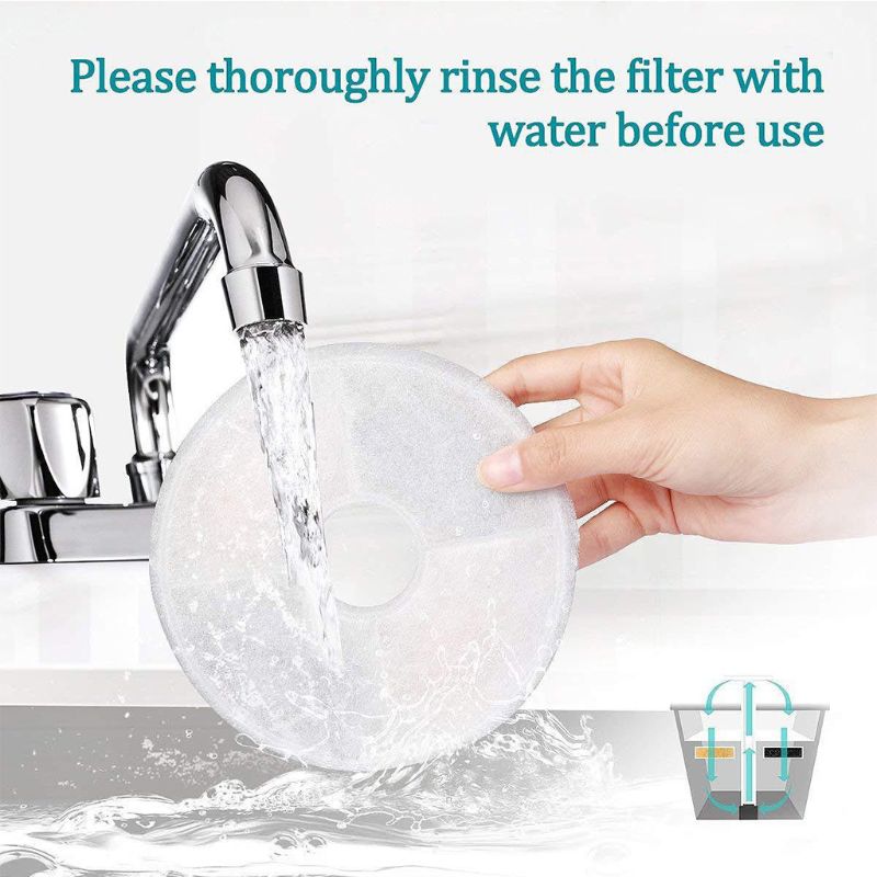 Kat Fontein Filters Houdt Water Clear 6 Pack Activ... – Grandado