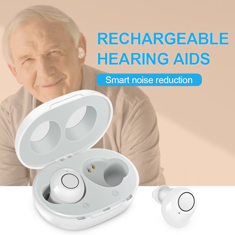 Intelligent Style Hearing Aid Rechargeable Low-Noi... – Grandado