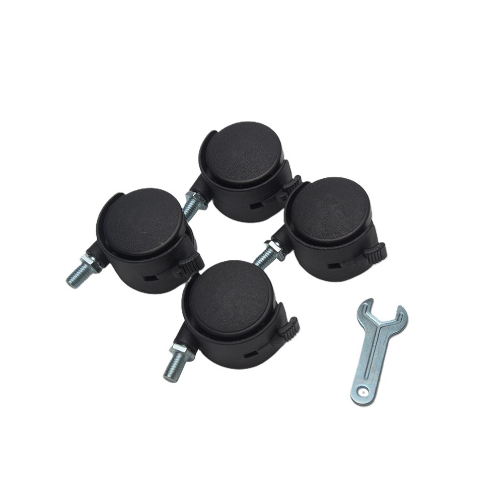 Office Wooden PC Tray CPU Stand Caster Moving Roll... – Grandado