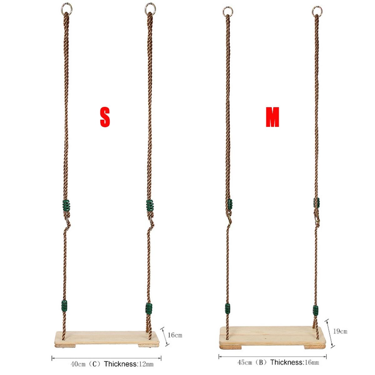 Adults Children Swing Chair Wooden Toy Swing Rocki... – Vicedeal