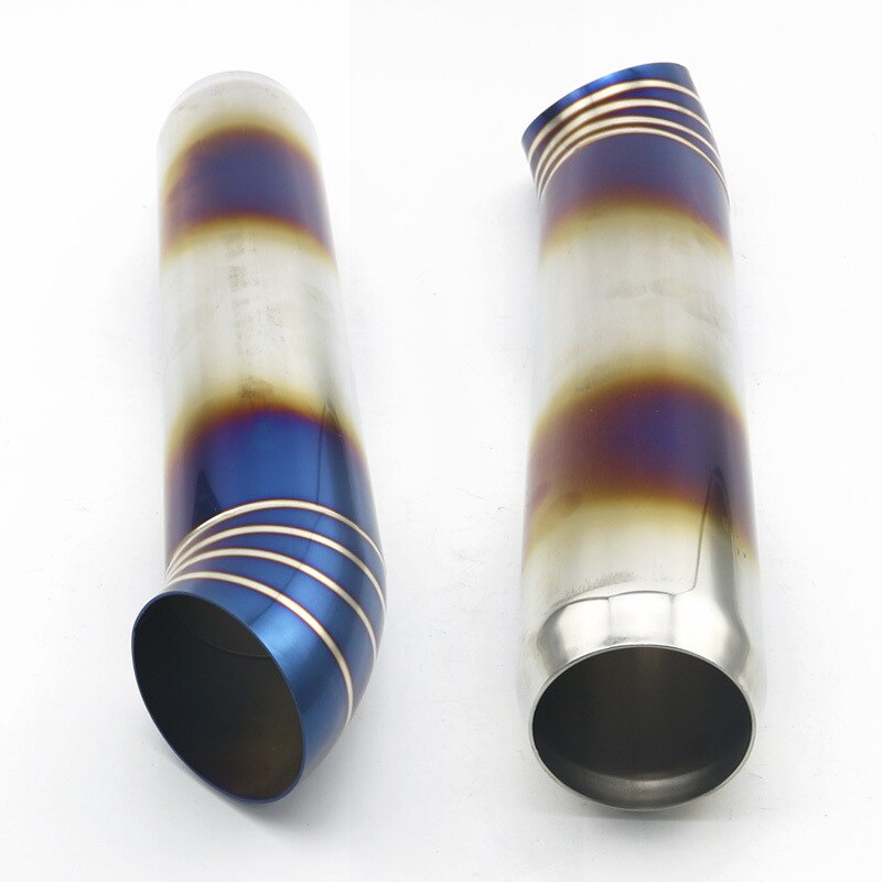 Universal Blue Burned Stainless Steel Car Exhaust ... – Vicedeal