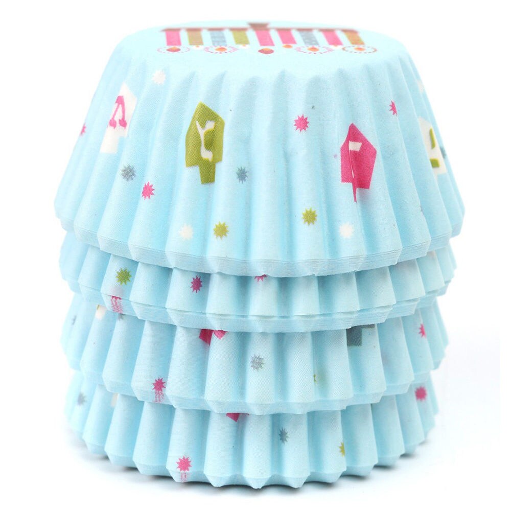 100 Stuks Vetvrij Cupcake Bakken Muffin Papier Doo... – Grandado