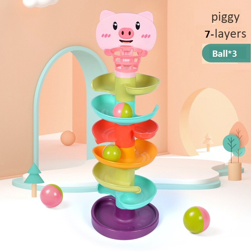 Children's Spinning Track Ball Rolling Slide Baby ... – Grandado