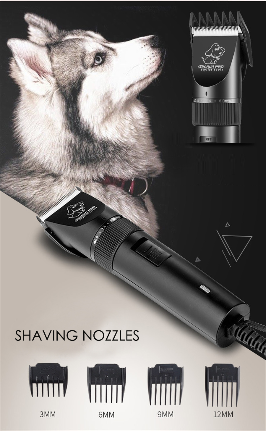 Pet Clipper Scissors Dog Cattle Rabbits Shaver 20W... – Grandado