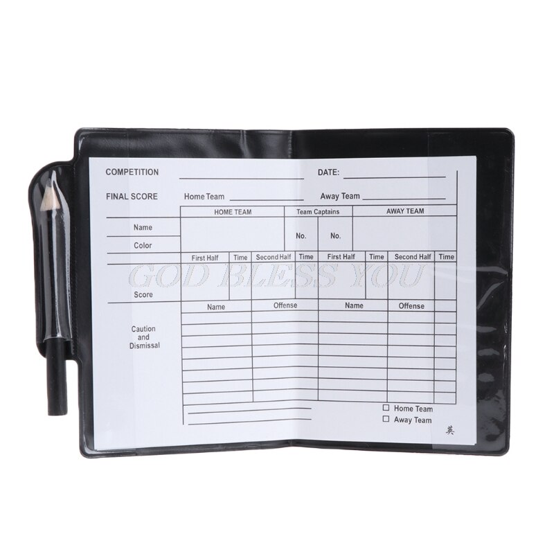 Sport fodbold fodbold dommer tegnebog notesbog med... – Grandado