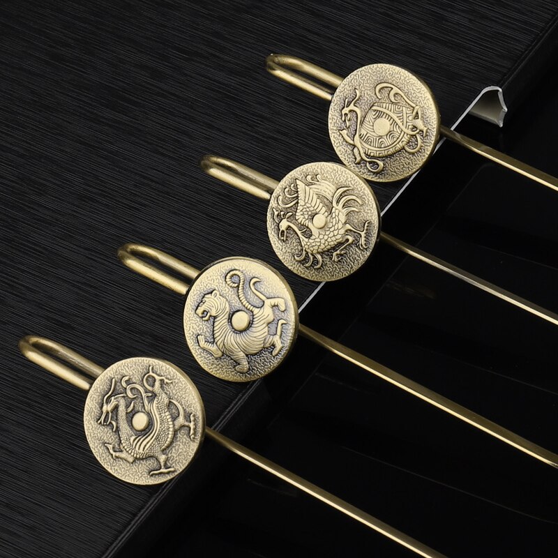 Ins Chinese Style Brass Metal Bookmark 145*28mm Vi... – Grandado