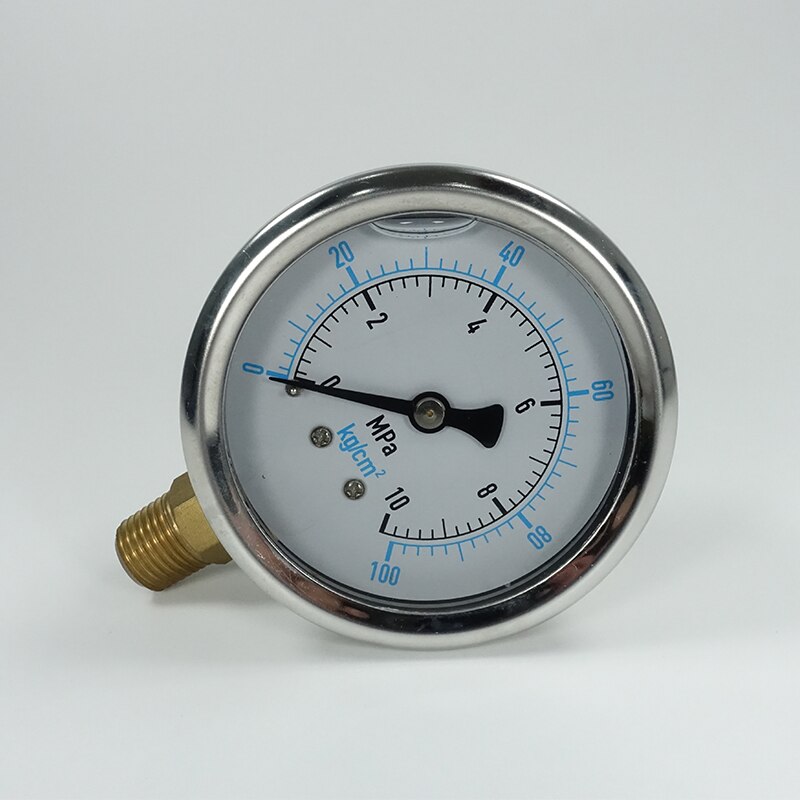 Glycerine Filled Pressure Gauge CX-PG-TN-BF 0~60 M... – Grandado