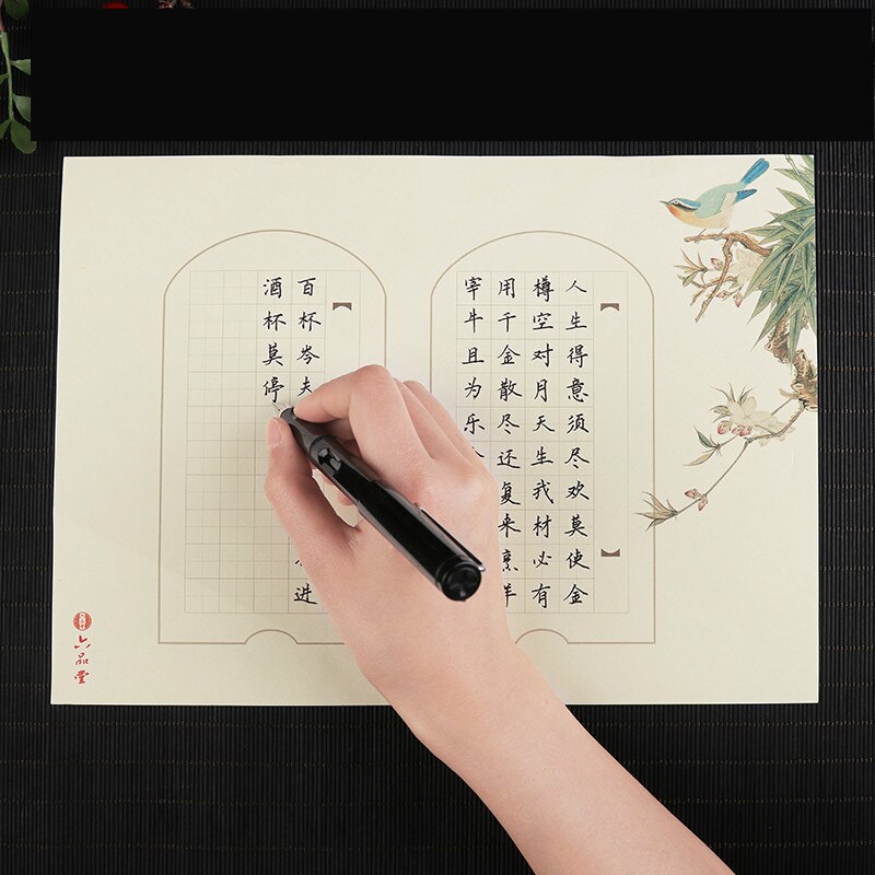 144 Sheets A4 Hard Pen Calligraphy Practice Writin... – Vicedeal