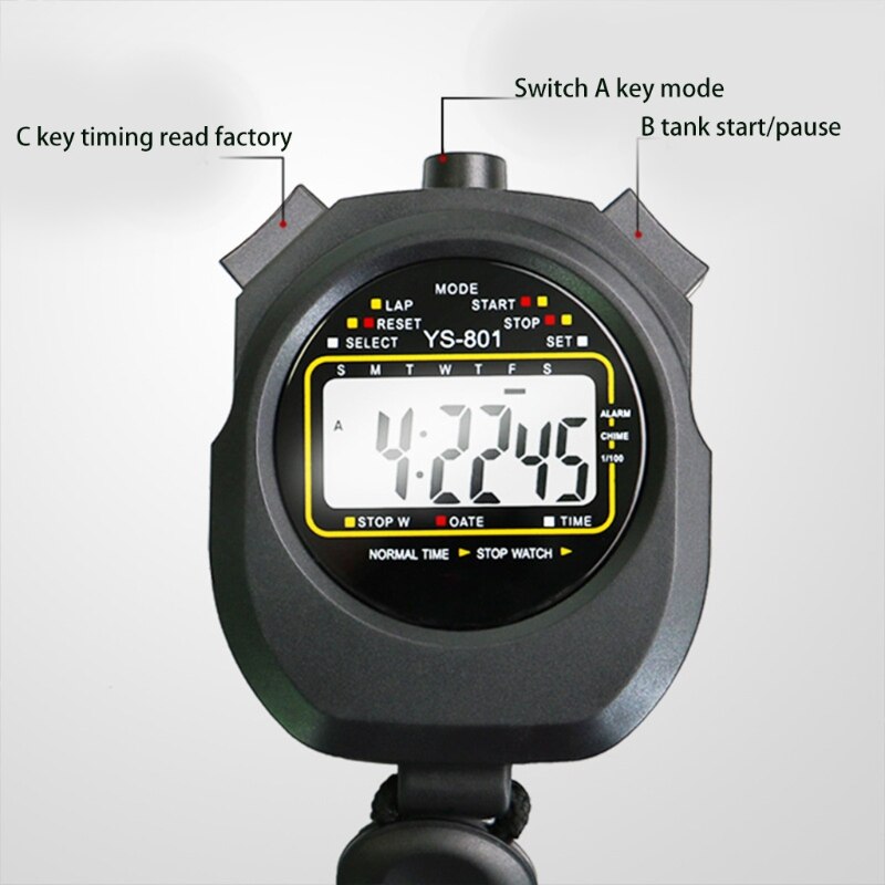 Multi-Function Electronic Digital Sport Stopwatch ... – Grandado