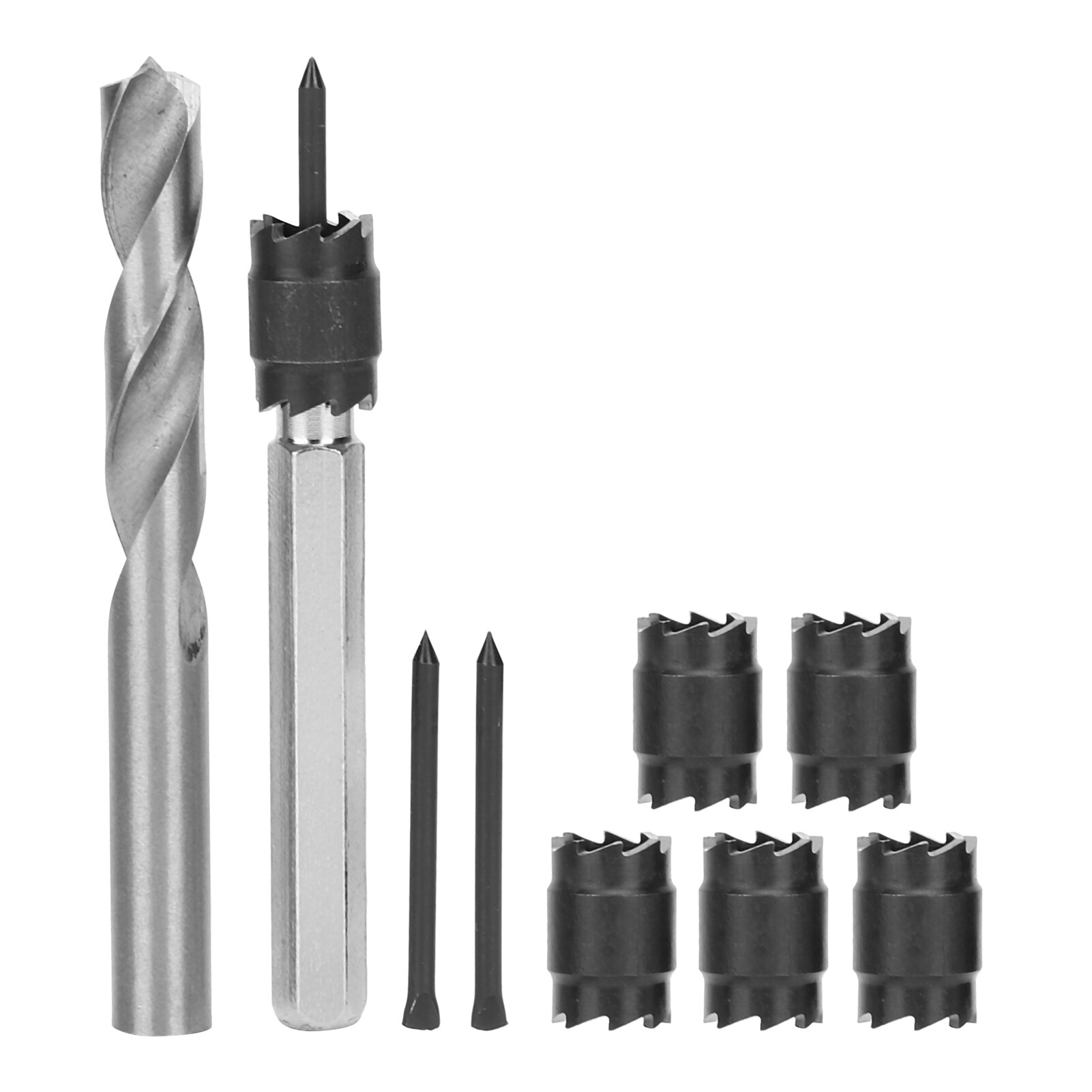 9Pcs Puntlas Cutter Hole Opener Set Boor High Spee... – Grandado