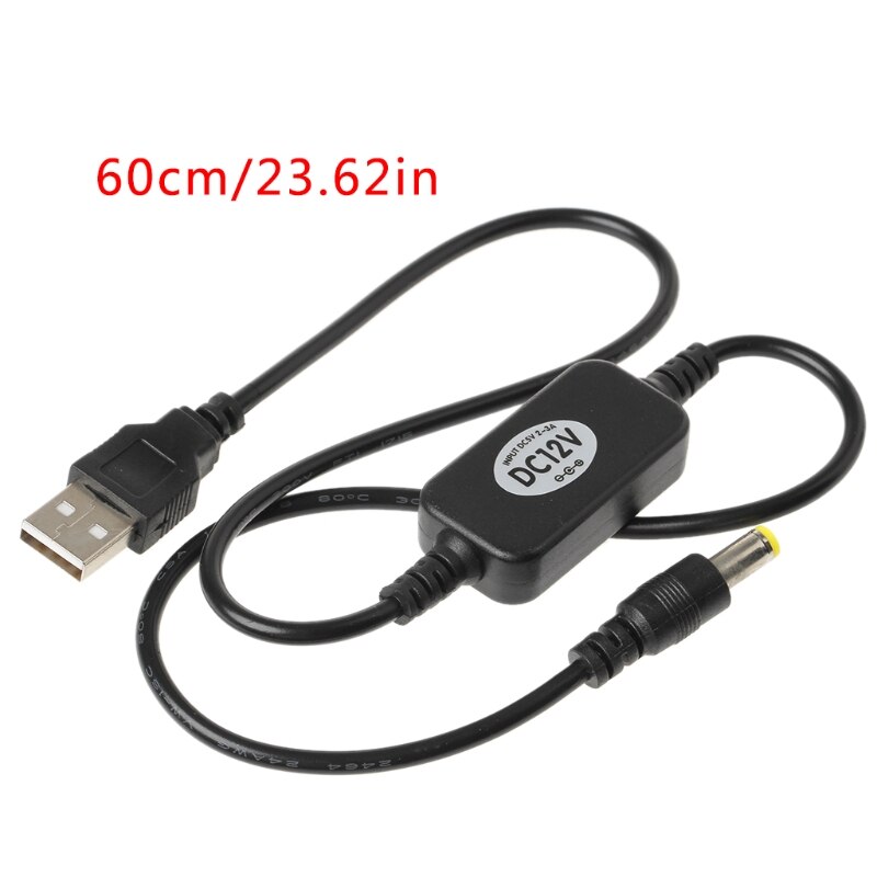 USB 5V To DC 12V 5.5x2.1mm Step Up Cable Power Boo... – Vicedeal