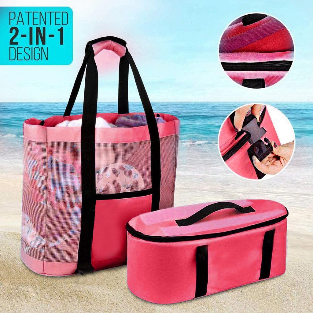 Women Mesh Transparent Bag Detachable Heat Cooler ... – Vicedeal