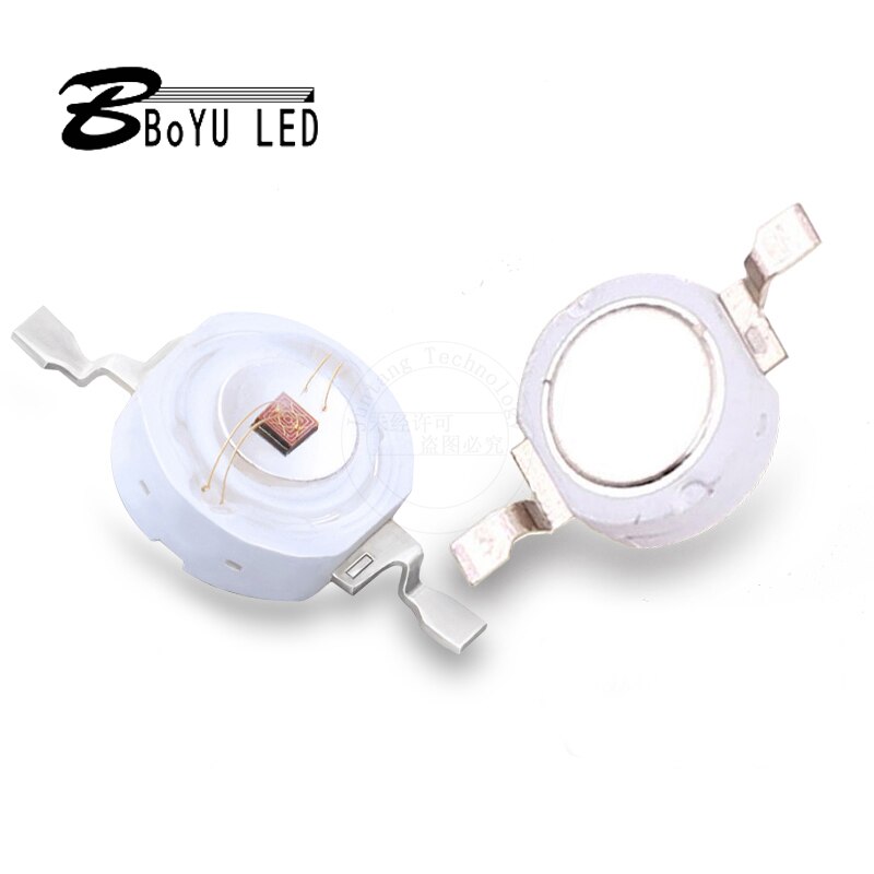 High-power LED lumens lamp beads 3W orange light (... – Vicedeal