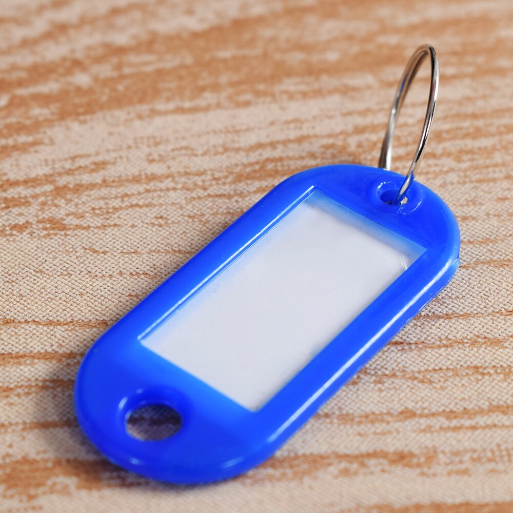 10 Pcs Colorful Plastic Key Fobs Language ID Tags ... – Grandado