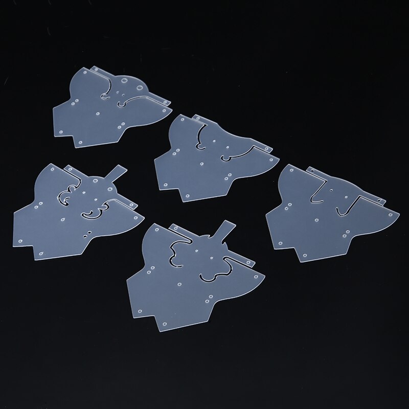 5pcs Durable PVC Leather Template 0.8mm Animal DIY... – Grandado