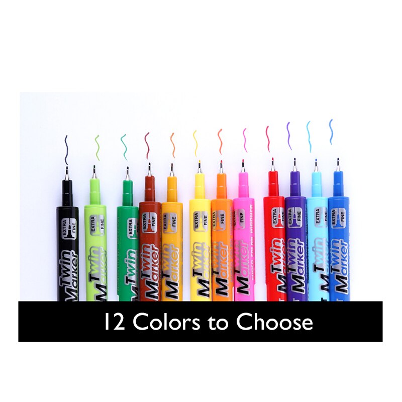 LifeMaster Pilot Twin Marker Colored Double Side E... – Vicedeal