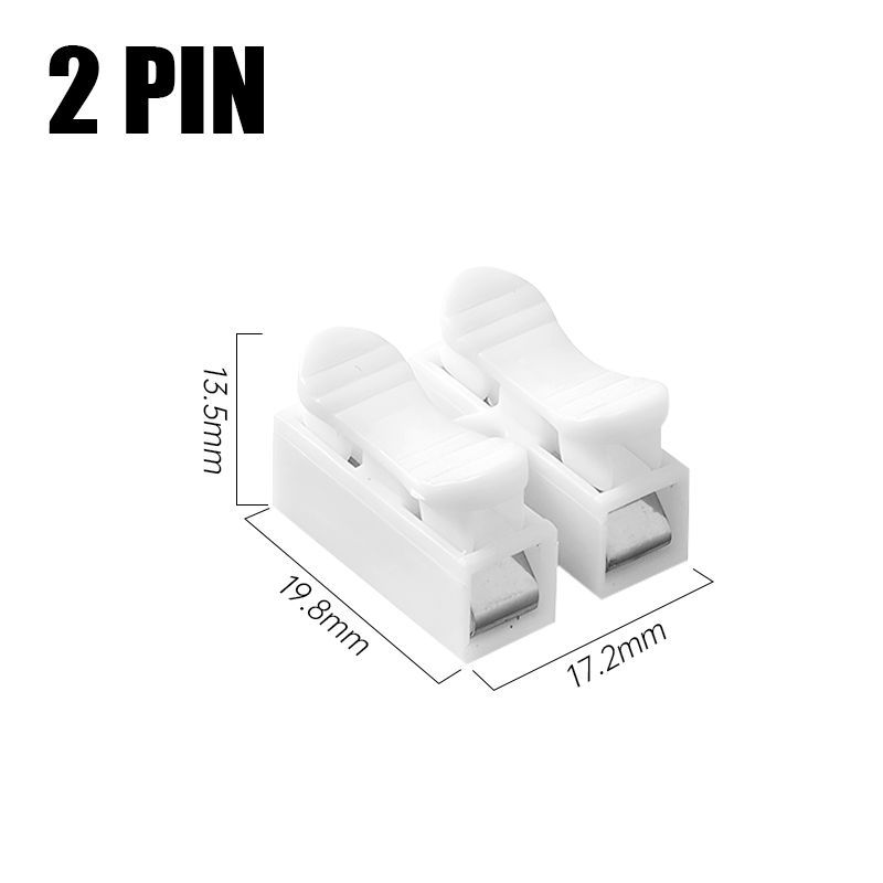 1p 2p Waterproof Electrical Connector Spring Clamp Grandado