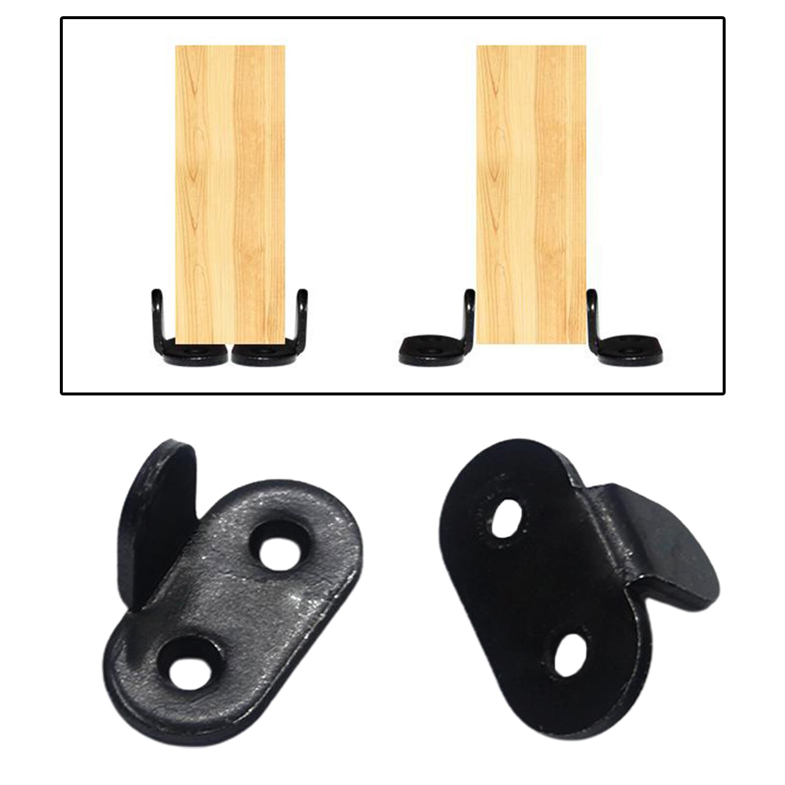 2x Wall Mount Adjustable Floor Guide Carbon Steel ... – Grandado