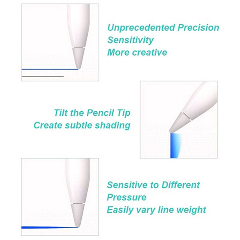 3Pcs Pencil Tip Replacement for Apple Pencil 1St 2... – Vicedeal