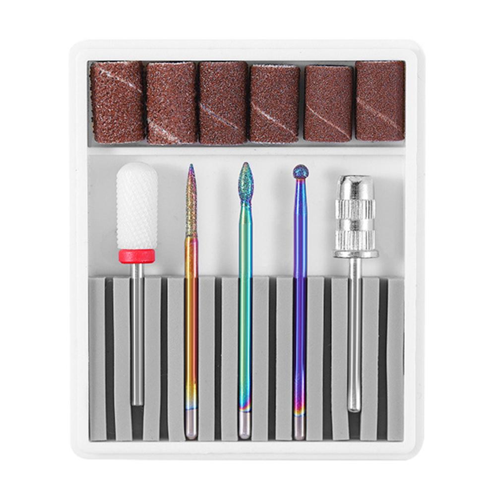 6 Hoofden Mini Manicure Slijpmachine Kit Verwijder... – Grandado
